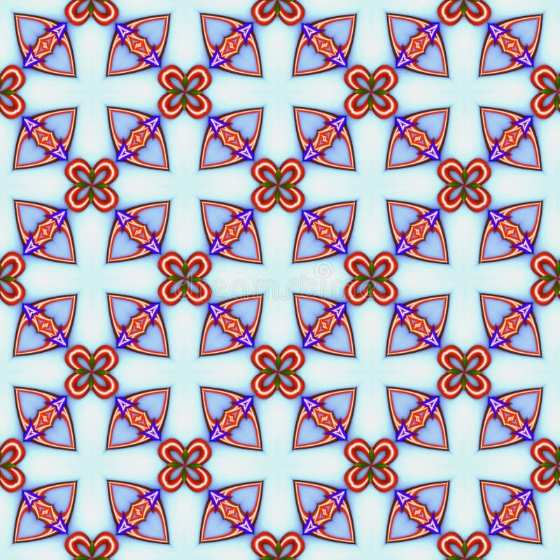 Olorful Symmetrical Repeating Patterns for Textiles, Ceramic Tiles ...