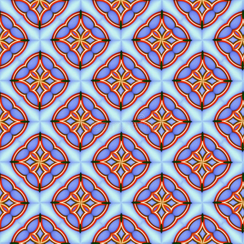 Olorful Symmetrical Repeating Patterns for Textiles, Ceramic Tiles ...