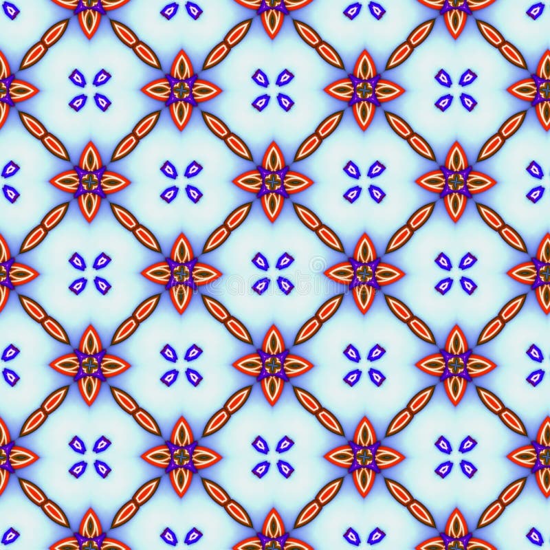 Olorful Symmetrical Repeating Patterns for Textiles, Ceramic Tiles ...