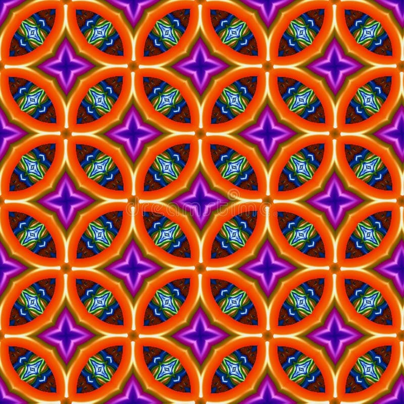 Olorful Symmetrical Repeating Patterns for Textiles, Ceramic Tiles ...