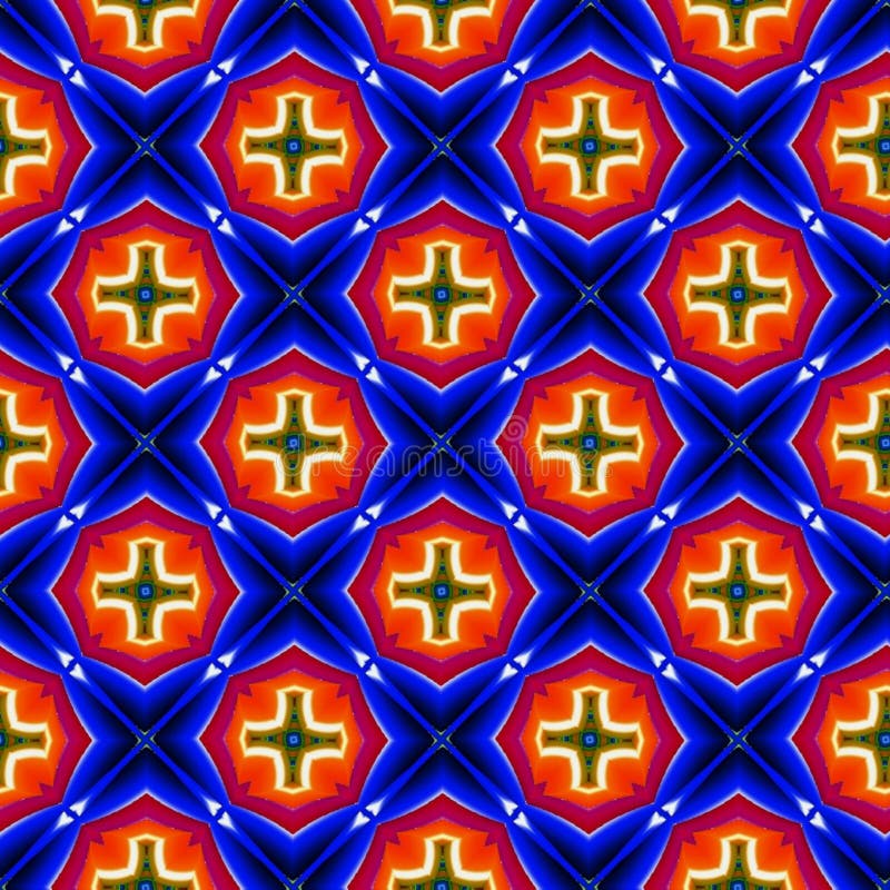 Olorful Symmetrical Repeating Patterns for Textiles, Ceramic Tiles ...