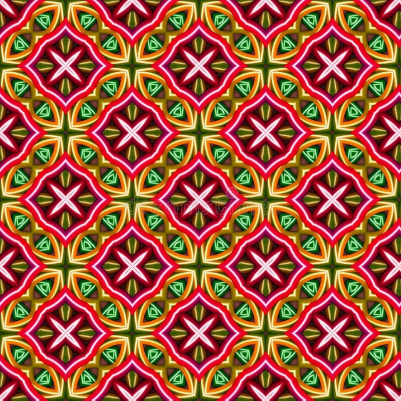 Olorful Symmetrical Repeating Patterns for Textiles, Ceramic Tiles ...
