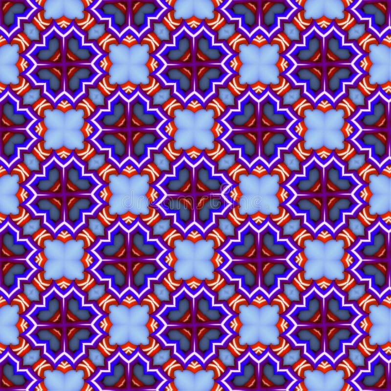 Olorful Symmetrical Repeating Patterns for Textiles, Ceramic Tiles ...