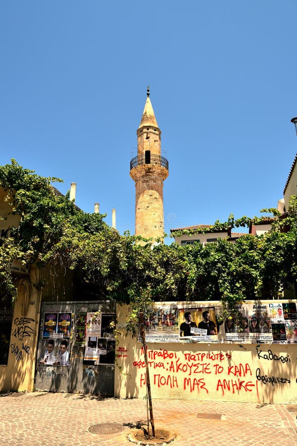Olourful Graffiti and Posters Below the Grape Vines Editorial Stock ...