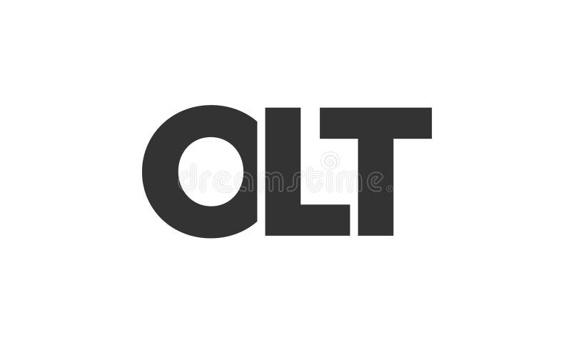 OLT Logo Design Template with Strong and Modern Bold Text. Initial ...