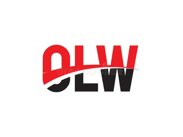 OLW Letter Initial Logo Design Vector Illustration Stock Vector ...