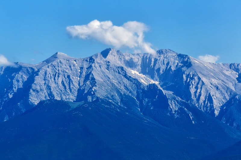 Olymp-Berg in Griechenland stockbild. Bild von mythologie - 85356109