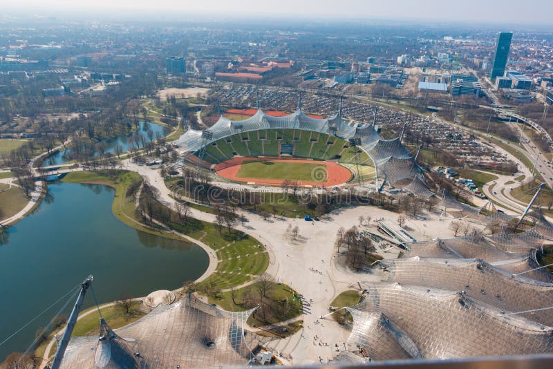 Olympiapark MÃ¼nchen editorial stock image. Image of tourism - 142863504