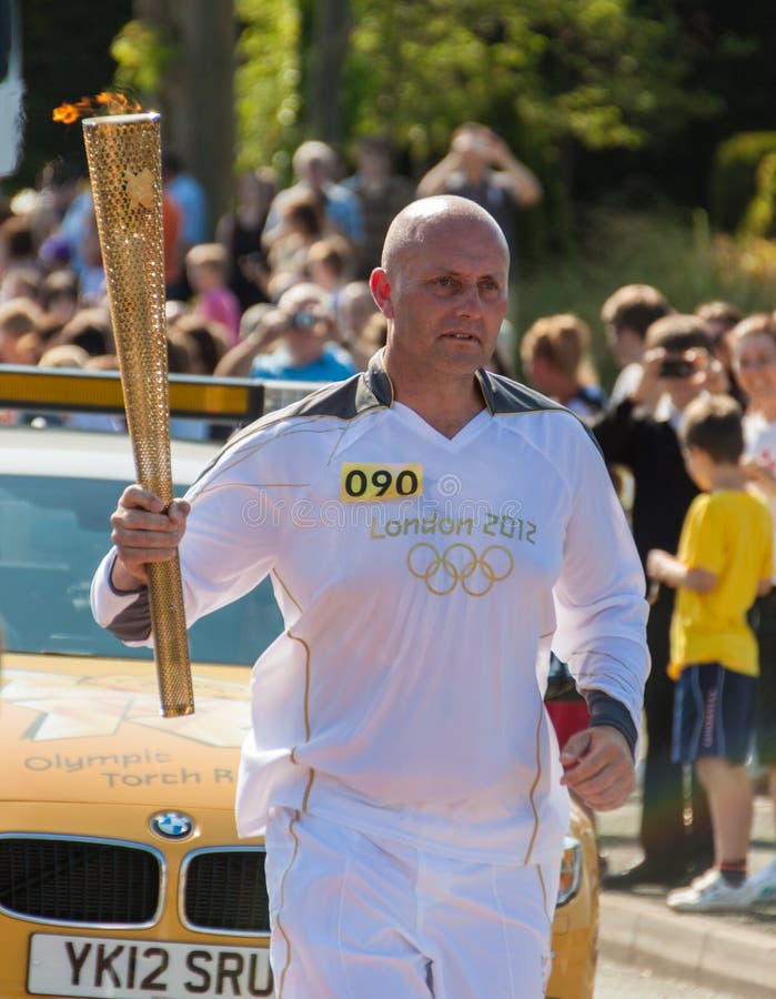 Olympic 2012 Torch Relay Runner Editorial Photo - Image of britain ...