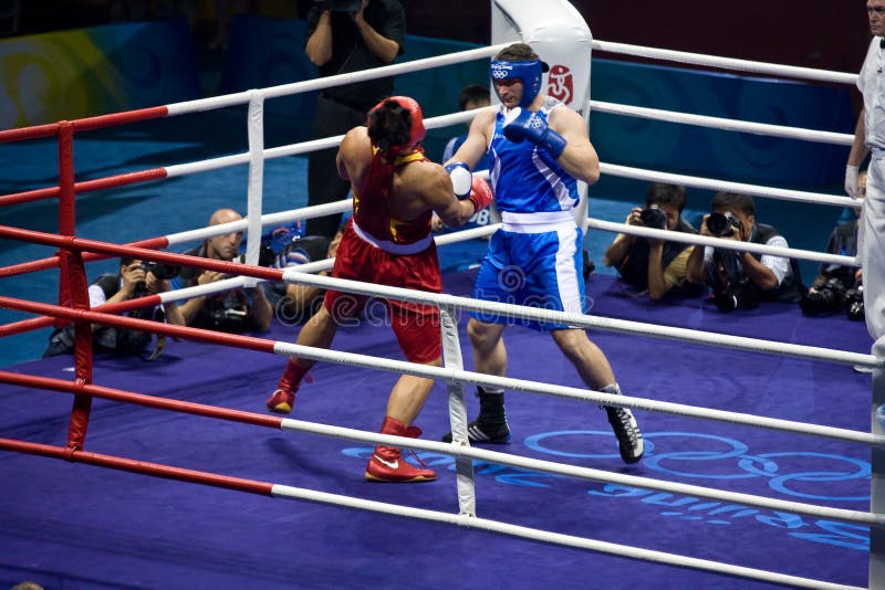 Italian Olympic Boxer Wins Gold Editorial Photography - Image of ...
