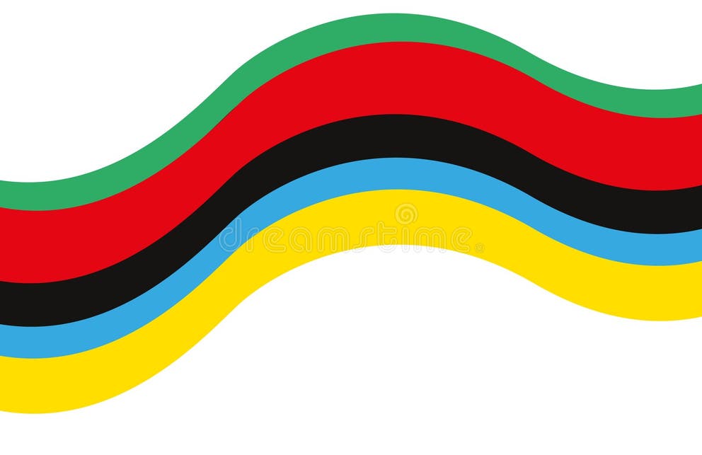 Olympic Colored Background. Abstract Multicolored Background. Vector ...