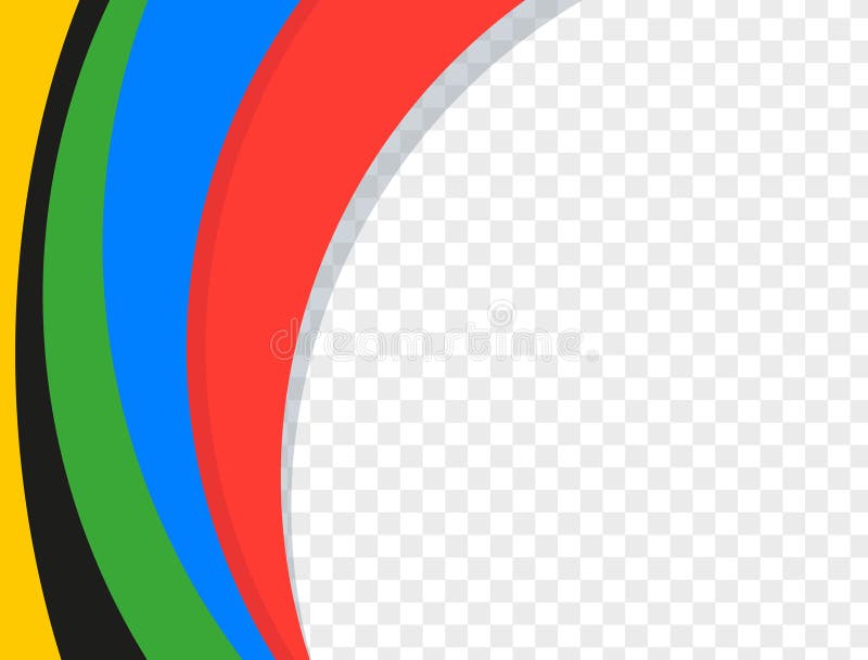 Olympic Colored Background. Abstract Multicolored Background. Vector ...