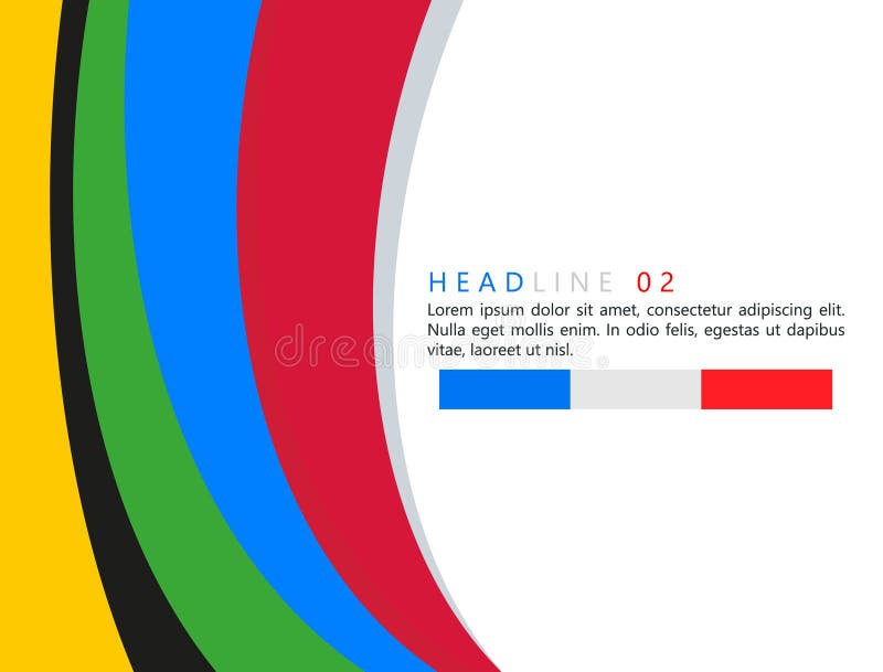 Olympic Colored Background. Abstract Multicolored Background Stock ...