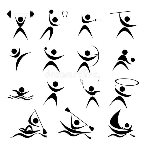 The olympic games stock vector. Illustration of determination - 5933432