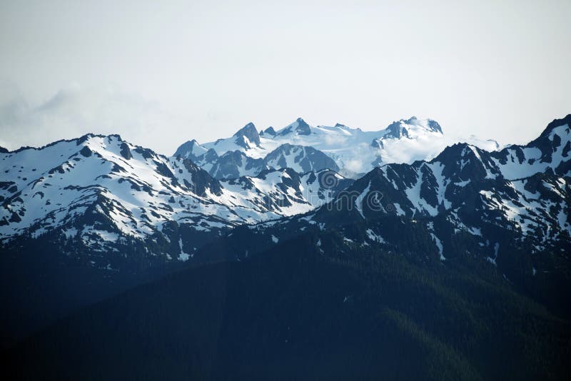 Olympic Mountains USA stock photo. Image of america, mountains - 28943614