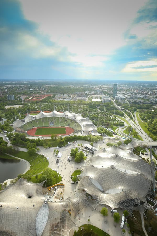 Olympic Park Munich editorial stock photo. Image of park - 94109163