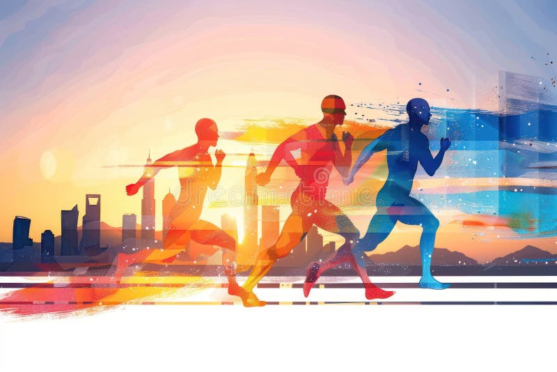 Olympic Race Stock Illustrations – 3,408 Olympic Race Stock ...