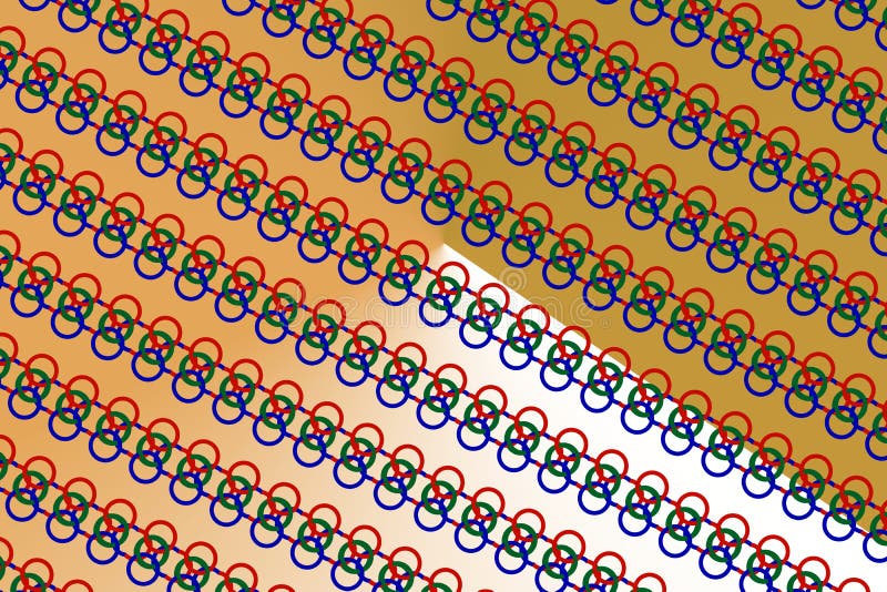 Olympic Rings Tightly Interlocked - Digital Pattern Background Stock ...