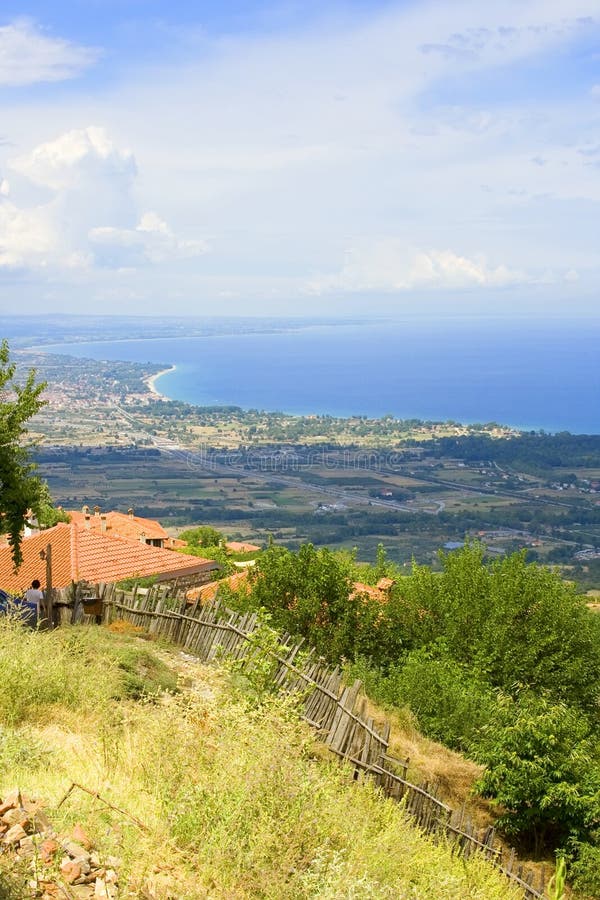 Olympic Riviera, Greece stock photo. Image of shore, side - 34032684