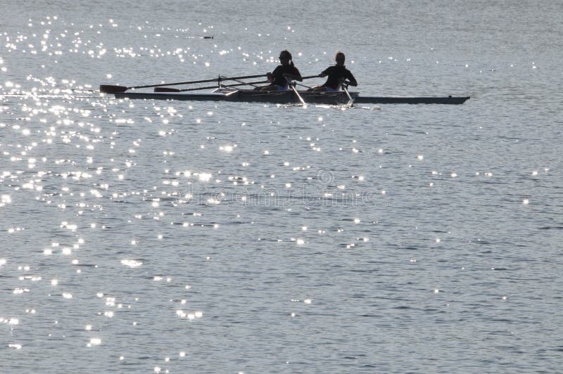 Olympic rowing boat editorial stock image. Image of women - 91200644