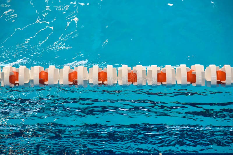 Olympic-sized Indoor Swimming Pool Stock Photo - Image of abstract ...