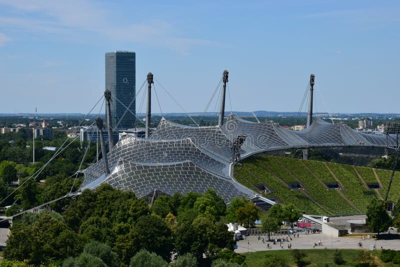 Olympic Stadium in Munich, Germany Editorial Stock Photo - Image of ...