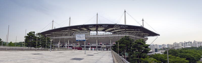 Olympic stadium in Seoul editorial stock photo. Image of modern - 15281423