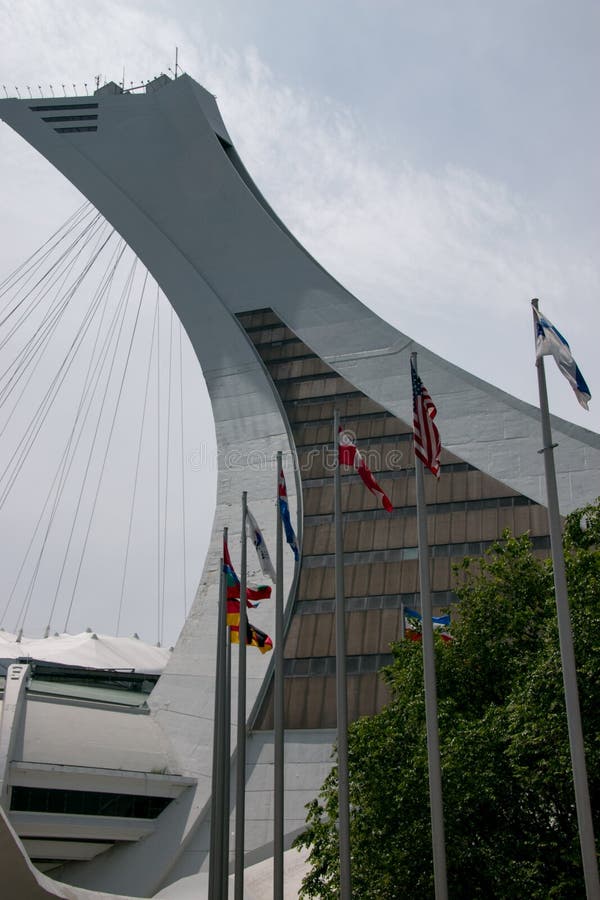 Olympic Stadium Tower in Montreal Editorial Photo - Image of stade ...