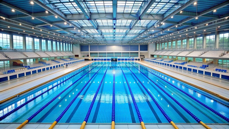 Olympic Swimming Pool stock illustration. Illustration of float - 328097405