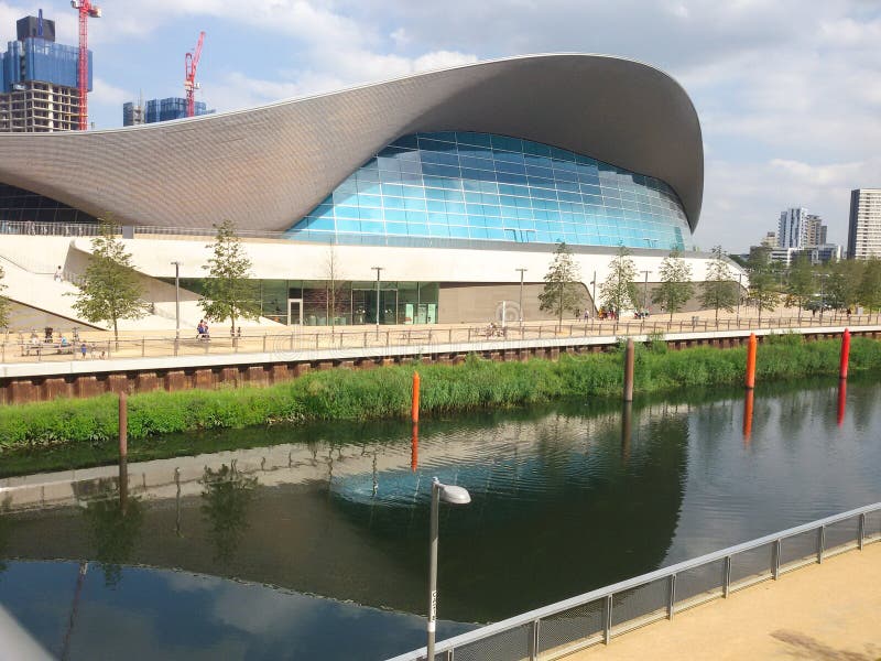 Olympic swimming pool editorial photography. Image of pool - 57671222