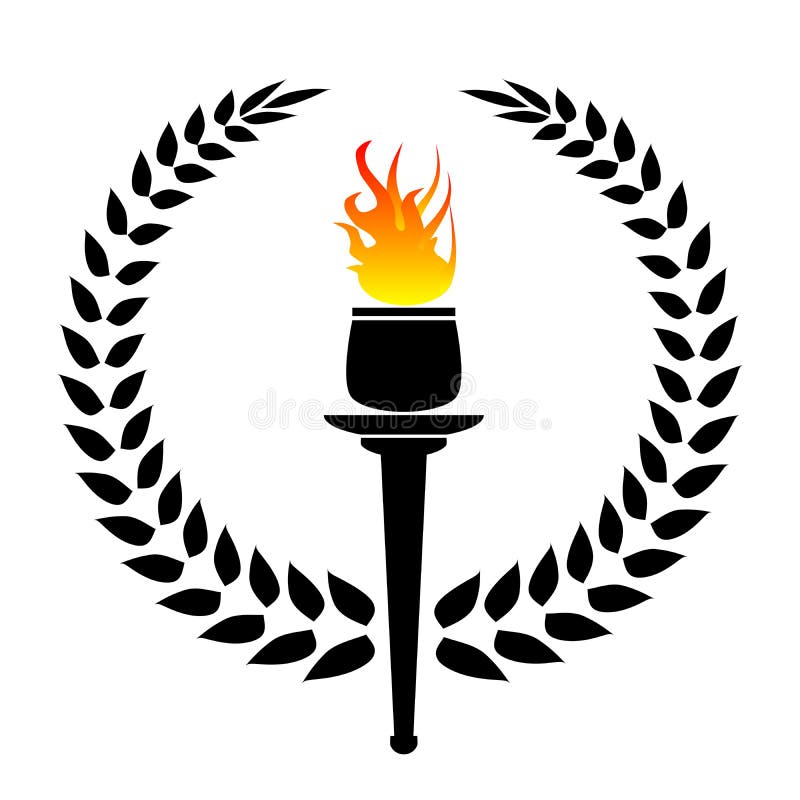 Olympic torch stock vector. Illustration of champion, achievement - 5849651 Olympic torch stock vector. Illustration of champion, achievement - 5849651