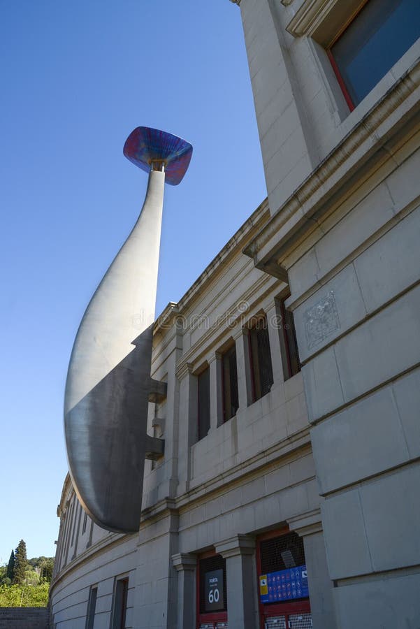 Olympic Torch - Barcelona Summer Olympic Games in 1992 Editorial Stock ...
