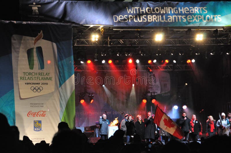 Olympic Torch Relay in Toronto Editorial Photo - Image of spirit ...