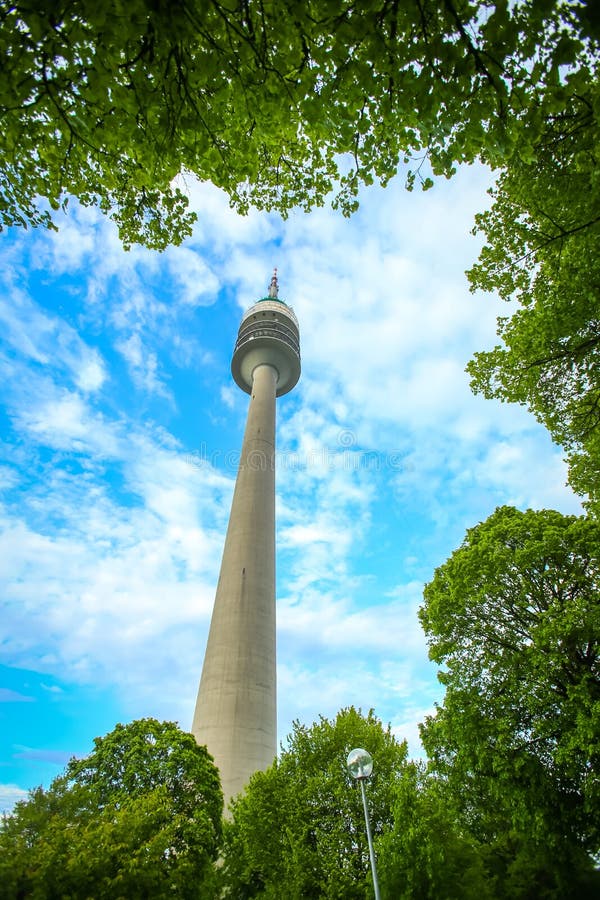 Olympic Tower in Munich editorial photo. Image of outdoors - 94109136