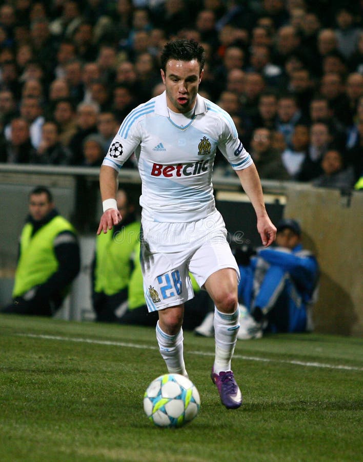 Mathieu Valbuena of Olympique De Marseille Editorial Photo - Image of ...