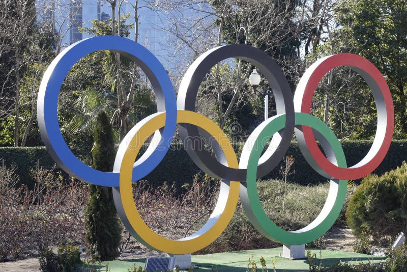 Olympische ringen redactionele stock afbeelding. Image of olympische ...