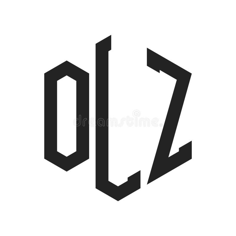 OLZ Logo Design. Initial Letter OLZ Monogram Logo Using Hexagon Shape ...