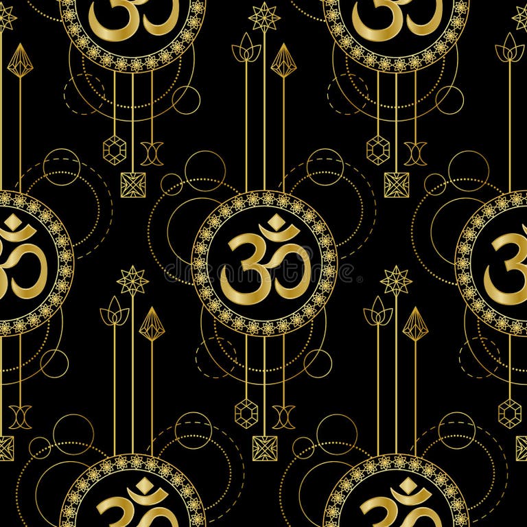 Om Pattern Stock Illustrations – 2,553 Om Pattern Stock Illustrations ...