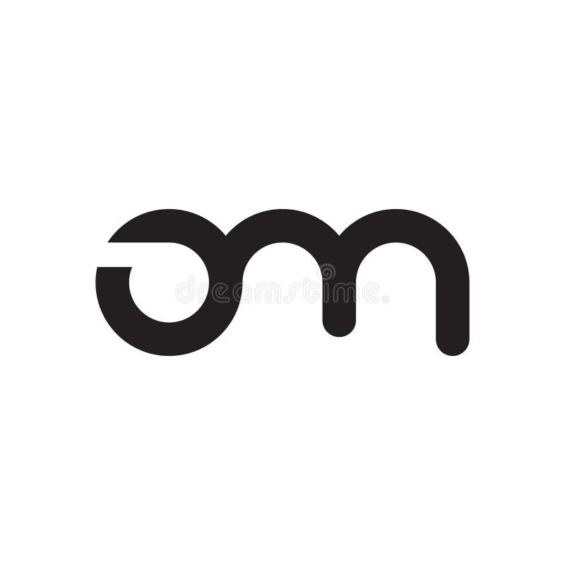 Om Initial Letter Vector Logo Icon Stock Vector - Illustration of logo ...