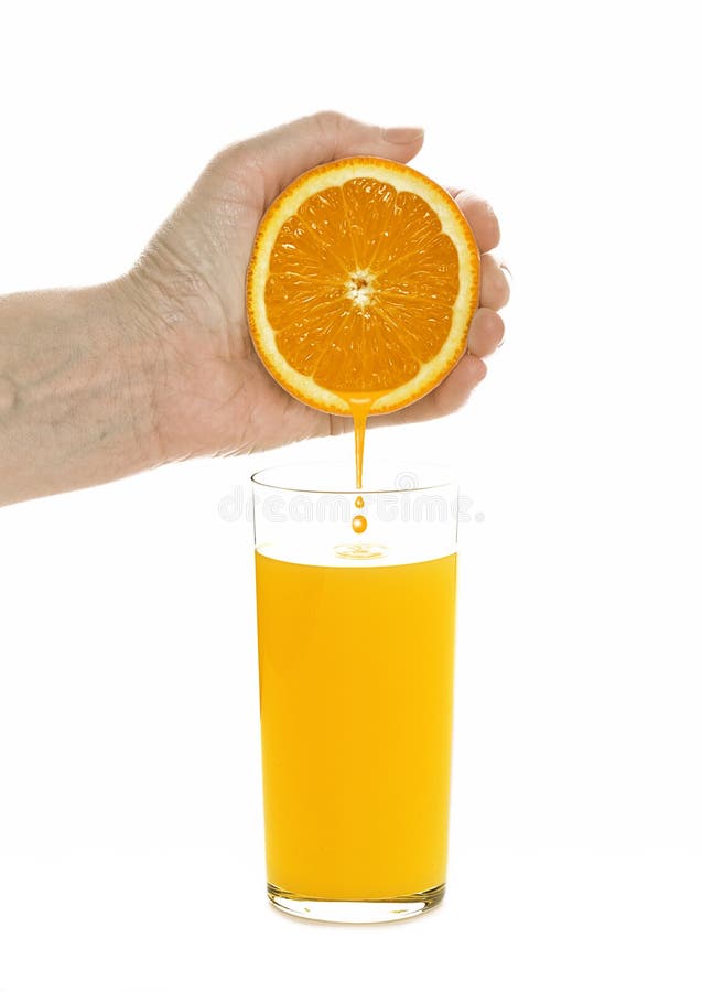 Om jus d'orange te wringen stock foto. Image of wringen - 18435818