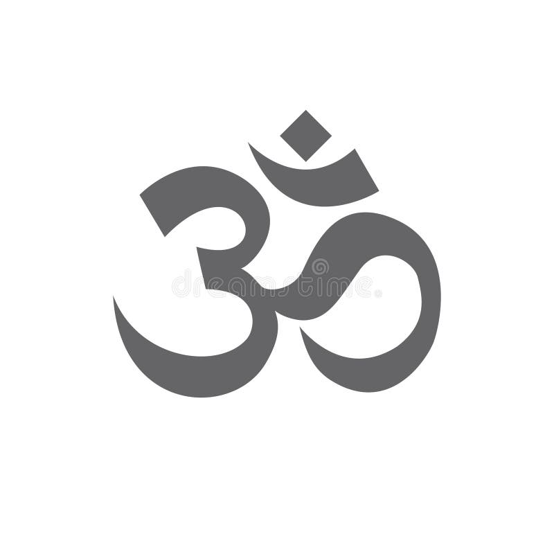 Om Sign and Symbol, Vector Illustartion Stock Vector - Illustration of ...