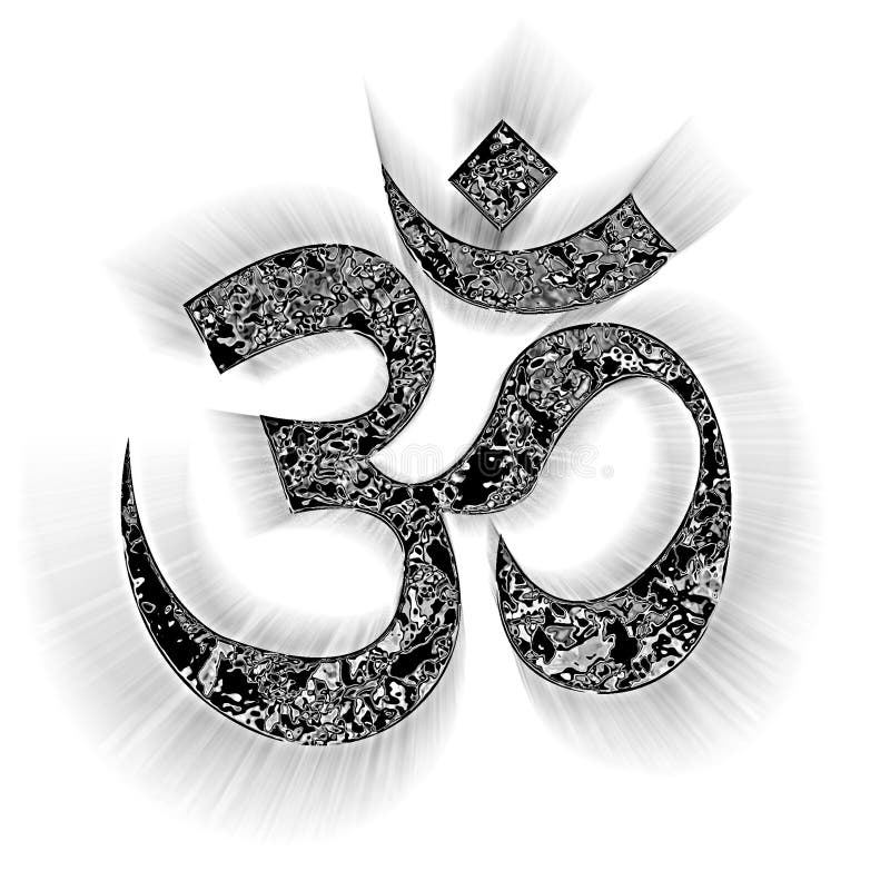 Om stock vector. Illustration of nepal, luck, calligraphy - 15737246