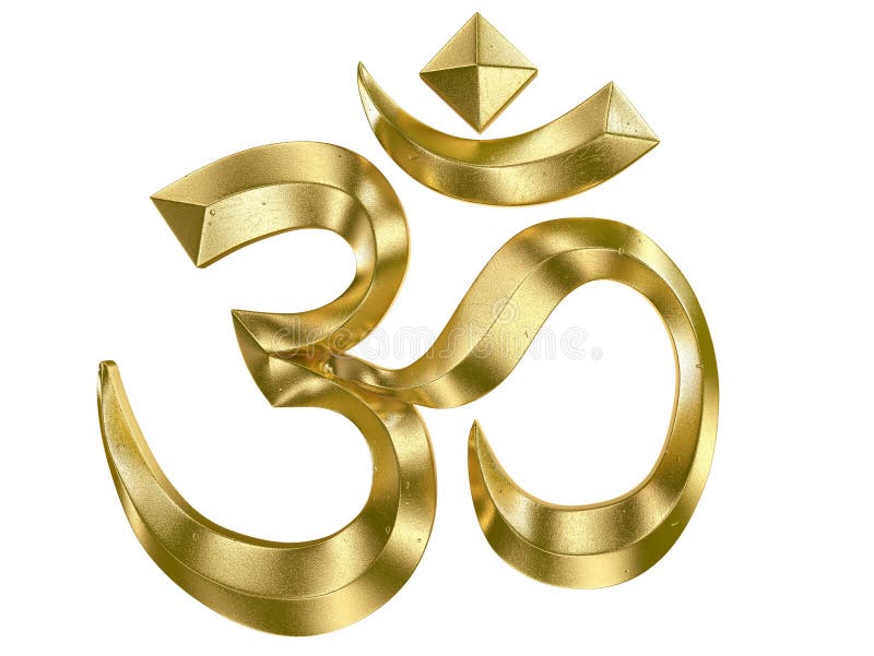 3D Hinduism Symbol stock illustration. Illustration of india - 15215260