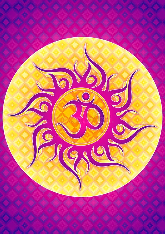 Om Symbol Sun Stock Illustrations – 327 Om Symbol Sun Stock ...