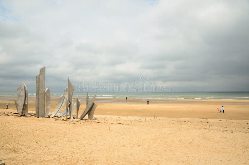 Omaha Beach editorial photo. Image of coastline, allies - 23527926