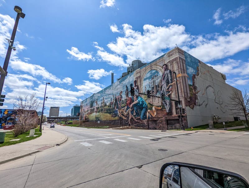 Omaha Nebraska City Scenes, Rivefront and Modern Buildings Editorial ...