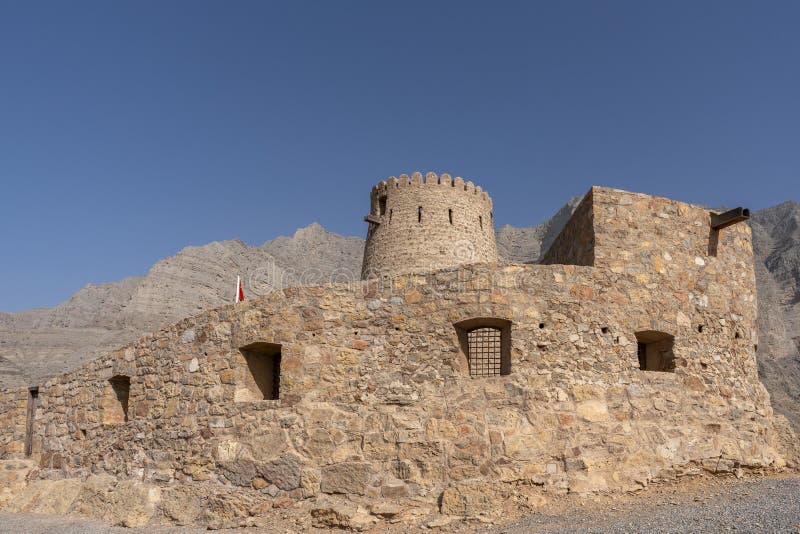 Oman - Bukha - AlQala a Fort - Fort Tower Editorial Stock Image - Image ...