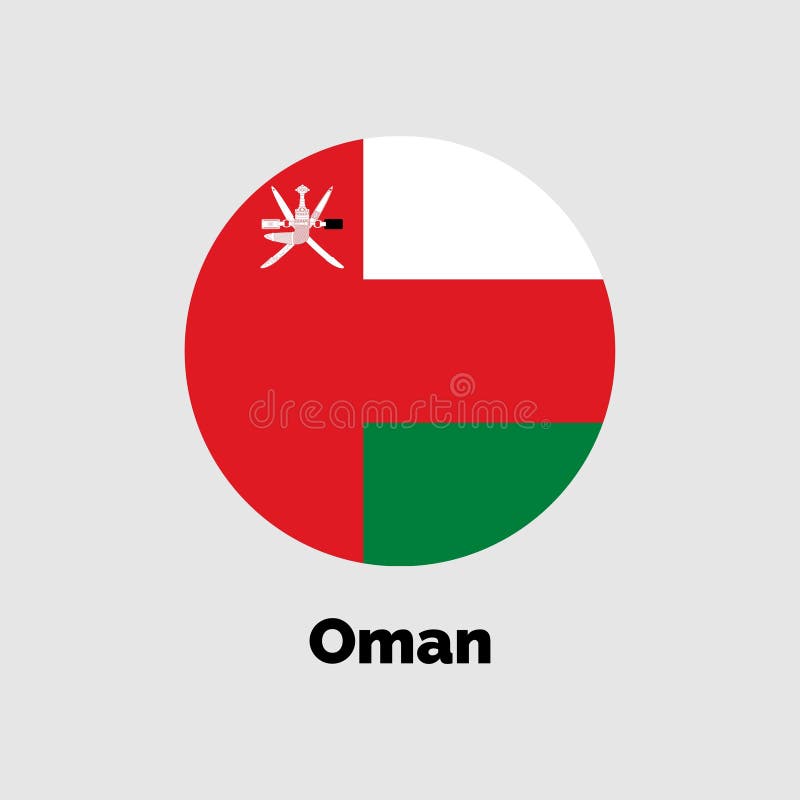 Oman Flag Design Vector Illustration Stock Vector - Illustration of ...