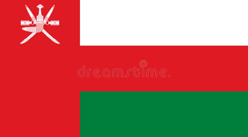 Oman Flag Illustration Premium Quality High Resolution 300DPI Stock ...