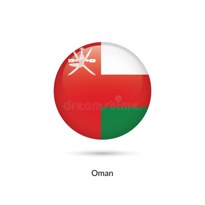 Round Flag Oman Glossy Stock Illustrations – 71 Round Flag Oman Glossy ...